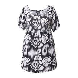 Ulla Popken Bluse Damen Gr&ouml;&szlig;e XXL/XXXL schwarz / wei&szlig;