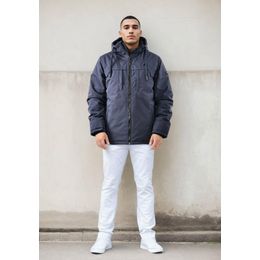 Winterjacke Arctic Seven "ASIvaar", Herren, Gr. L, blau (navy), Obermaterial: 100% Polyester, Innenseite: 100% Polyester, Jacken Winterjacke, Mit warmem Teddyfell gef&uuml;ttert