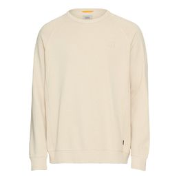 Sweatshirt Camel Active, Herren, Gr. L, beige (oatmeal), Sweatware, Obermaterial: 100% Baumwolle, unifarben, regular fit taillenbedeckt, Rundhals, Rippbündchen, Sweatshirts, mit Logo Stickerei