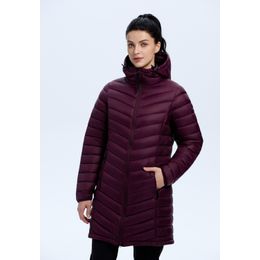 Icepeak Damen Outdoorjacke "Icepeak Mantel Vinton"pflaume, Gr. 38, 100% Polyamid, Jacken