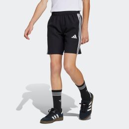 Trainingsshorts adidas Performance "TIRO ES W SHO Y", Jungen, Gr. 128, N-Gr, schwarz-weiß (schwarz, weiß), Obermaterial: 100% Polyester, Hosen