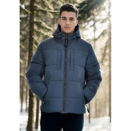 Winterjacke Alessandro Salvarini "ASKelvin", Herren, Gr. L, blau (navy), Obermaterial: 100% Polyester, Innenseite: 100% Polyester, Jacken Winterjacke, innen komplett mit warmem Teddyfell