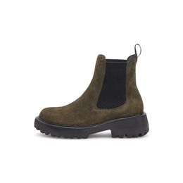 Woden Chelsea Boots ' Aya S ' Damen Größe 42 dunkelgrün / schwarz Winterschuhe