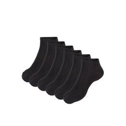 Kurzsocken Apollo, Herren, Gr. 43 (46), schwarz, Materialmix, Socken, Sneakersocken Bambus, angenehm, Komfort und perfekten Passform