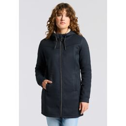 G.I.G.A. by Killtec Strickfleecejacke "GW 37 WMN KNTFLC PRK", Damen, Gr. 36, blau (dunkelnavy), Obermaterial: 100% Polyester, G.I.G.A. DX BY KILLTEC, Jacken, w&auml;rmend & windabweisend, &Uuml;bergangsjacke