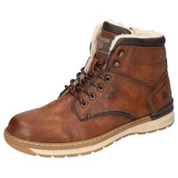 Winterboots Lerros, Herren, Gr. 42, braun (cognacfarben), Lederimitat, used, Schuhe Winterboots, Casual Boots, Winterboots mit Warmfutter