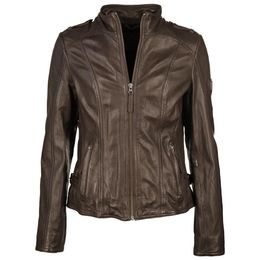 Mustang Lederjacke 'Osterley' Damen Gr&ouml;&szlig;e M braun