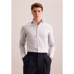 Businesshemd Seidensticker "Schwarze Rose", Herren, Gr. S (38), normale &Auml;rmell&auml;ngen, dunkelblau, 100% Baumwolle, kariert, skinny fit, 2-Knopf-Manschette, Hemden, X-Slim 1/1 Kentkragen Karo
