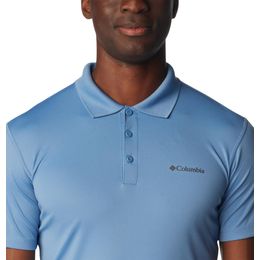 Columbia Zero Rules Herren Poloshirt blau L - Herrenshirts, -hemden & -pullover