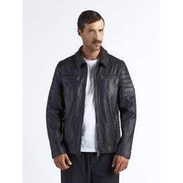 Lederjacke Maze "William", Herren, Gr. S, schwarz, Obermaterial: 100% Lammleder. Futter: 100% Baumwolle. &Auml;rmelfutter: 100% Polyester, ohne B&uuml;ndchen, Jacken