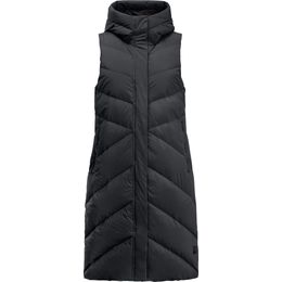 Jack Wolfskin Marienplatz Vest Damen Daunenweste schwarz XL - Damenjacken