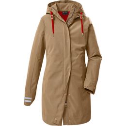 Killtec Giga Deluxe Damen Parka hellbraun 38 - Damenjacken
