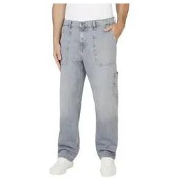 Pepe Jeans f&uuml;r Herren. PM208208 Jeans in lockerer Passform Work grey (33/32), L&auml;ssig, Grau, Baumwolle, Denim, Nachhaltig