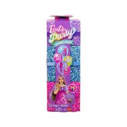 Mattel Barbie Party Unboxed Barbie Glam Party Serie - pinke Puppe