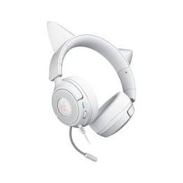 Razer Kraken Kitty V3 X White, Gaming-Headset wei&szlig;/rosa, 3,5-mm-Klinkenstecker