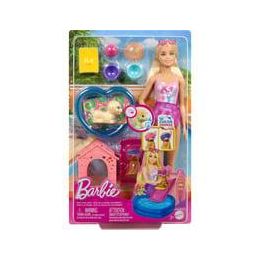 Mattel Barbie H&uuml;ndchen Pool Party - Aloha Blonde, Puppe