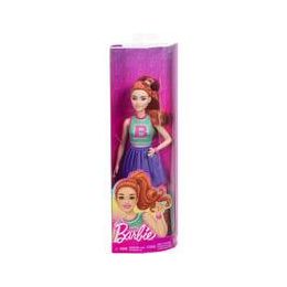 Mattel Barbie Fashionista Puppe im Jersey-Oberteil und Faltenrock