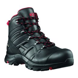 HAIX Sicherheitsstiefel BLACK EAGLE 54, MID, S3, schwarz-rot, Gr. 5,5 (39) (610023.5.5)