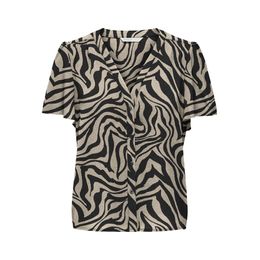Only Bluse 'NOVA LIFE' Damen Gr&ouml;&szlig;e S chamois / schwarz