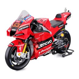 Maisto 32229 - Modellmotorrad - MotoGP Ducati Lenovo '22 Francesco Bagnaia #63 (Maßstab 1:6) Modell Motorrad