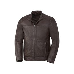 Ross & Cole Ross & Cole Herren Lederjacke mit Stehkragen