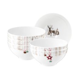 Seltmann Weiden Sch&uuml;ssel Life Christmas &oslash; 15,5 cm 6er Set