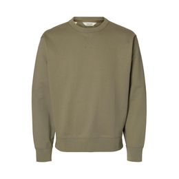Selected Sweatshirt 'SLHLUKE' male size M Greige