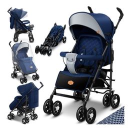 Kidiz® Kinderwagen City-Pro Buggy Kinderbuggy klappbar Liegebuggy Sportwagen Faltbar 360° 6-Zoll-Rädern Inkl. Moskitonetz , Fußsack und Regenverdeck zusammenklappbar Schlaffunktion