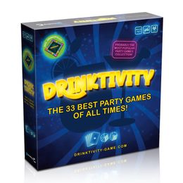 Drinktivity 33 Party Drinking Games englisches Trinkspiel Set für Erwachsene