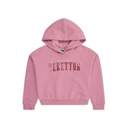 United Colors Of Benetton Sweatshirt M&auml;dchen Gr&ouml;&szlig;e 122 rosa / dunkelpink