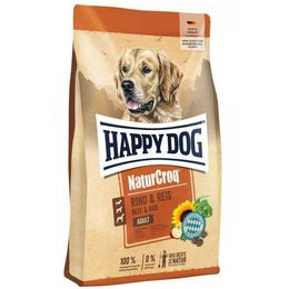 Happy Dog Natur Croq Rind+Reis 4 kg Trockenfutter fÃ¼r Hunde