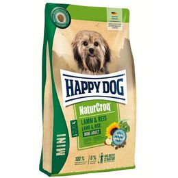 Happy Dog NaturCroq Mini Lamm &amp, Reis 4 kg Trockenfutter fÃ¼r Hunde