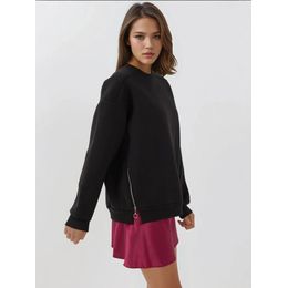 Hiccup Sweatshirt Damen Gr&ouml;&szlig;e L schwarz