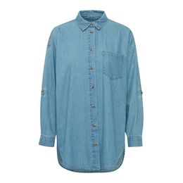 Ichi Bluse 'IH DIVER' Damen Gr&ouml;&szlig;e L blue denim