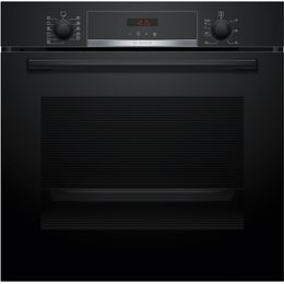 Bosch Pyrolyse Backofen "HBA574BB3", Energieeffizienz: A+ (A+++-D), schwarz, B:59,4cm H:59,5cm T:54,8cm, Backöfen