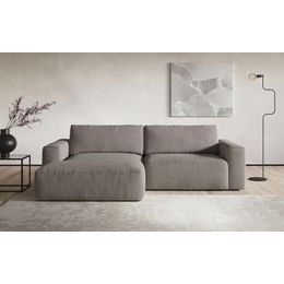 Ecksofa COTTA "Lasso L-Form, XL-Sofa", grau, B:288cm, 100% Polyester, Sofas, Ecksofa