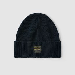 PME-Legend Beanie PME LEGEND, Damen, salute, Strick, Materialmix, unifarben, Mützen Beanie, mit Logo Stickerei