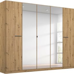 Drehtürenschrank Rauch "Kleiderschrank Schrank Garderobe TOPSELLER OTELI inkl. Inneneinteilung", braun (eiche artisan), B:226cm H:229cm T:54cm, Holzwerkstoff, Schränke, mit zusätzlichen Einlegeböden, optional mit Spiegel MADE IN GERMANY