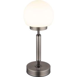 Globo LIGHTING Tischleuchte "HAKU", anthrazit matt, &Oslash; 11,5cm H: 28,5cm, 1 Stk., Leuchten, Tischlampe Nachttischlampe Deko-Tischleuchte Schlafzimmer, Tischleuchte