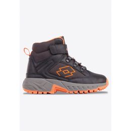 Winterboots Lotto, Jungen, Gr. 27, orange (navy, fr.orange), Synthetik, Textil, Schuhe, Winterschuhe, Winterstiefel, Snowboots