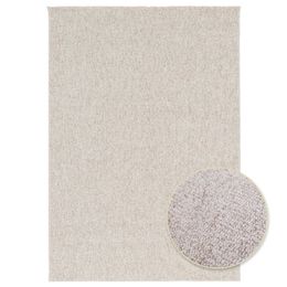 Teppich "DAISY, Schlinge, Made in Belgium", beige (creme,kupfer), B:160cm H:7mm L:230cm, Polypropylen, PRIMAFLOR-IDEEN IN TEXTIL, Teppiche, Teppich, meliert, strapazierf&auml;hig, waschbar