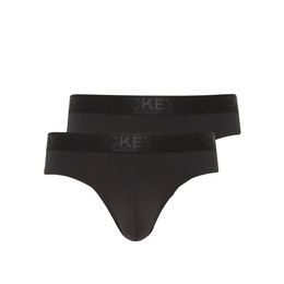 Slip Jockey "Microfiber Air", Herren, Gr. L, schwarz, Single Jersey, Obermaterial: 85% Polyamid, 15% Elasthan, unifarben, Unterhosen Slip, aus Microfaser