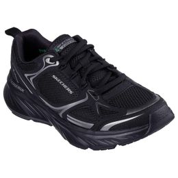 Sneaker Skechers "EDGERIDE-EXODIS", Herren, Gr. 39, schwarz, Lederimitat, Mesh, Schuhe, Trainingsschuh, Trekkingschuh mit Relaxed Fit Passform