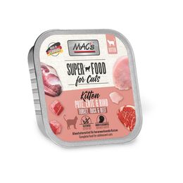 MAC's Cat Kitten Pute, Ente & Rind Katzen-Nassfutter getreidefrei 16x100g