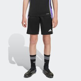 Trainingsshorts adidas Performance "TIRO24 TRSHOY", Jungen, Gr. 176, N-Gr, lila (schwarz, lila rush), Obermaterial: 100% Polyester, Hosen