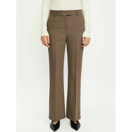 Chinohose Soft Rebels "Soft Rebels Trouser SREster", Damen, Gr. XXL, Normalgrößen, 024 falcon, Obermaterial: 76% Polyester, 18% Viskose, 6% Elasthan, Hosen