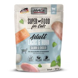 6x300g MAC's Cat Pouch Lachs & Huhn