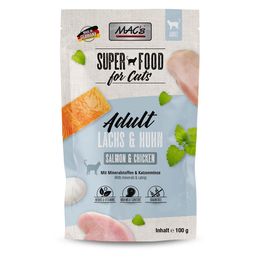 12x100g MAC's Cat Pouchpack Lachs und Geflügel