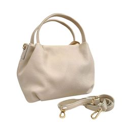 Florence Bags Leder-Henkeltasche in Beige - (B)34 x (H)21 x (T)13 cm - 79% | Damen-taschen