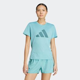Damen Laufshirt "RUN IT TEE"minton, Gr. L, adidas Performance, Obermaterial: 100% Polyester, Shirts
